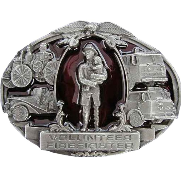 Accessories | New Volunteer Fire Fighter Fire Truck Belt Buckle | Poshmark